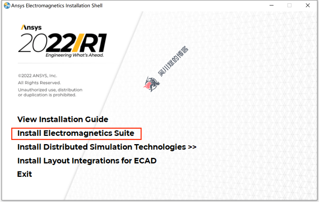 ANSYS Electromagnetics Suite 2022 R1 电磁场仿真软件下载及安装教程 - 吴川斌的博客